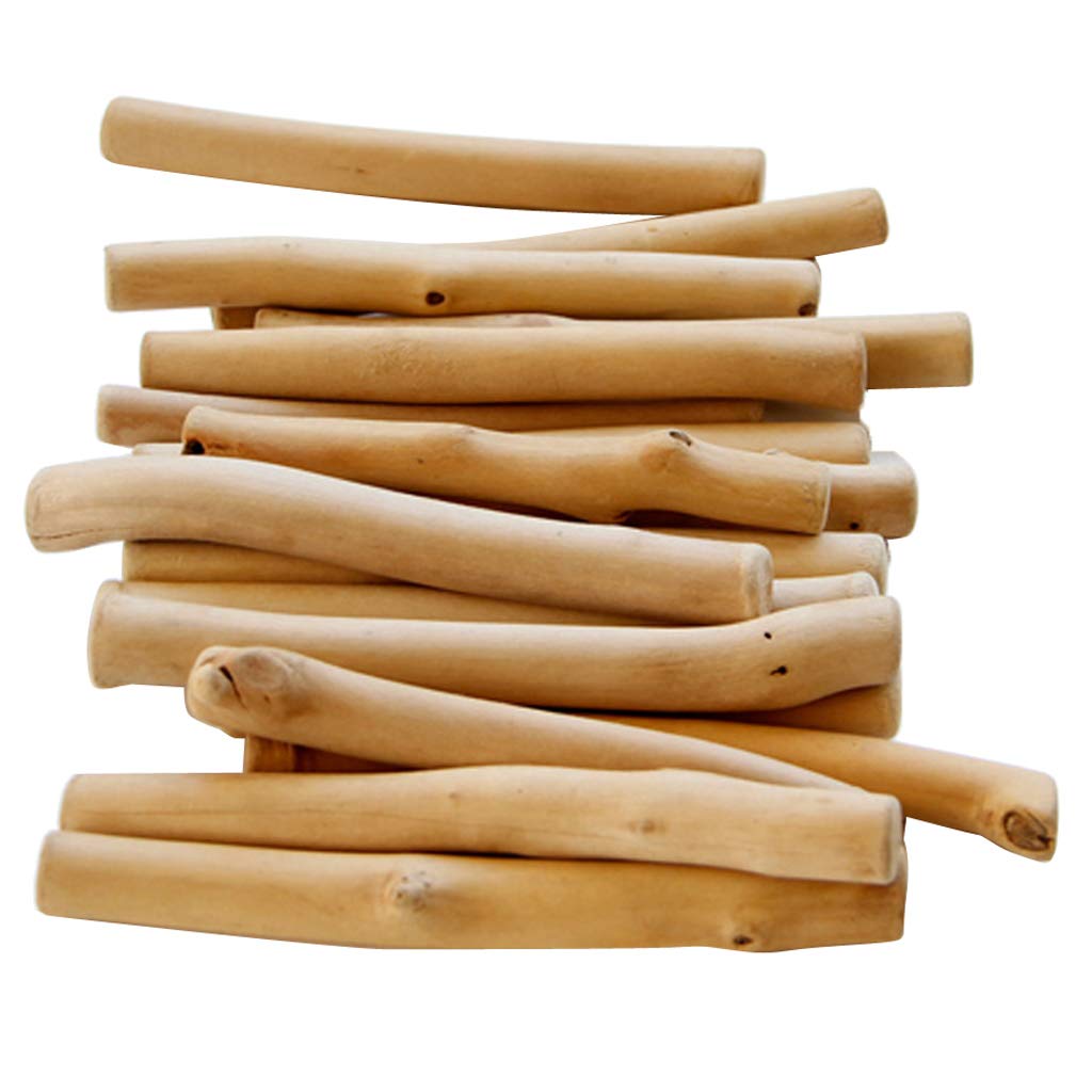 Driftwood Pieces DIY Kit Handicraft Raw Wood Chip Stick Slices 15cm ...