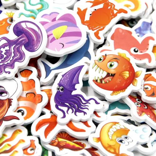 Snapklik.com : Ocean Stickers For Kids Sea Animal Foam Sticker Ocean ...
