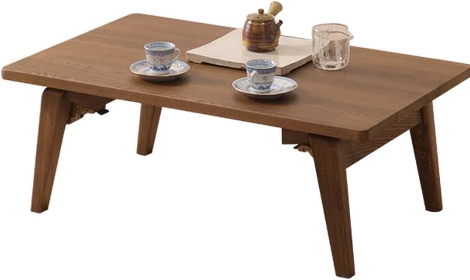 Amazon.com: Solid Wood Foldable Bay Window Coffee Table Hotel Tea Table ...