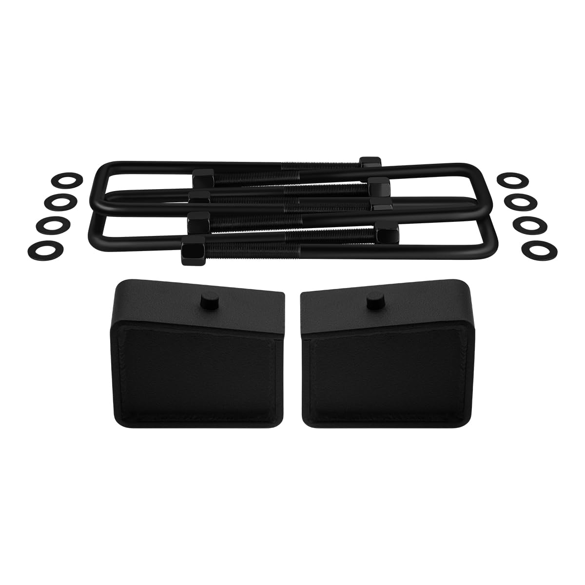 Amazon.com: Supreme Suspensions - 4" Rear Tapered Lift Blocks For 2007 ...