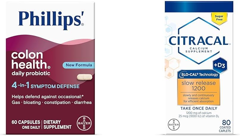 Amazon.com: Phillips' Colon Health Daily Probiotic Capsules, 4-in-1 ...