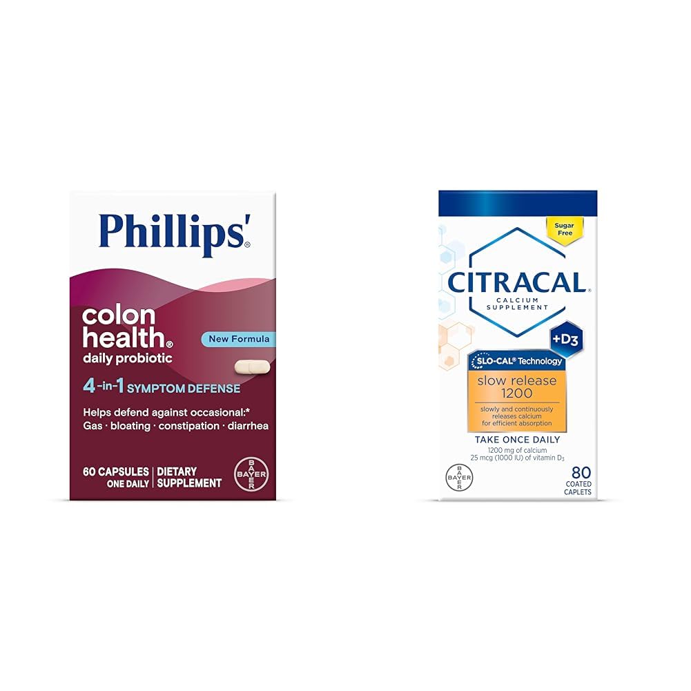 Amazon.com: Phillips' Colon Health Daily Probiotic Capsules, 4-in-1 ...