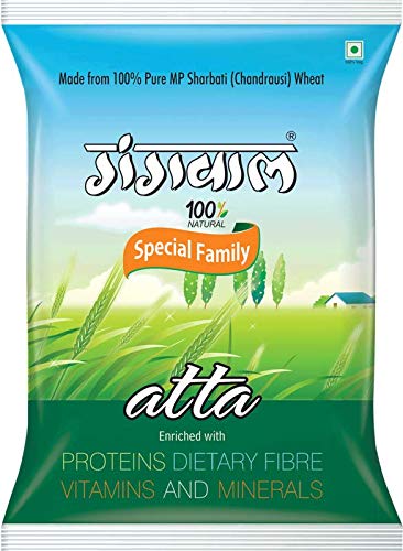Chandrausi Aata (5 KG) | Aata | 100% Natural | Wheat Flour : Amazon.in ...