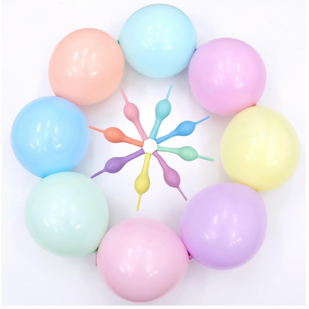 Amazon.com: 100 Pcs Link Balloon Linking Balloon 6 Inch Quick Link ...