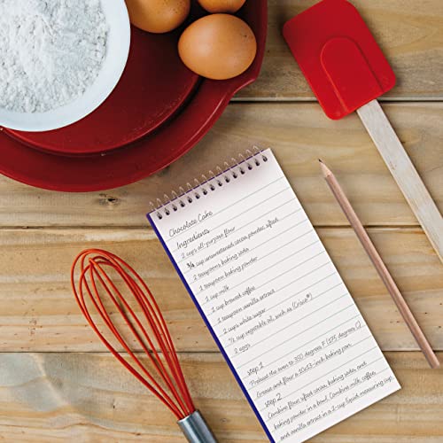 Snapklik.com : Blueline Reporter Notebook / Note Pad, 4 X 8 Inches, 160 ...