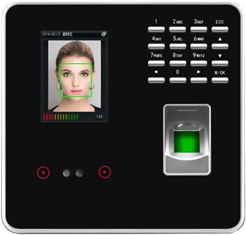 FAcoLL Clocking in Machine for Employees, TCP/IP Biometric Face ...