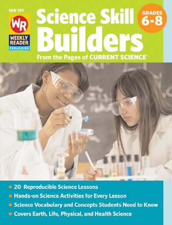 Weekly Reader Science Skill Builders Book, Grades 6-8: Science Lab ...
