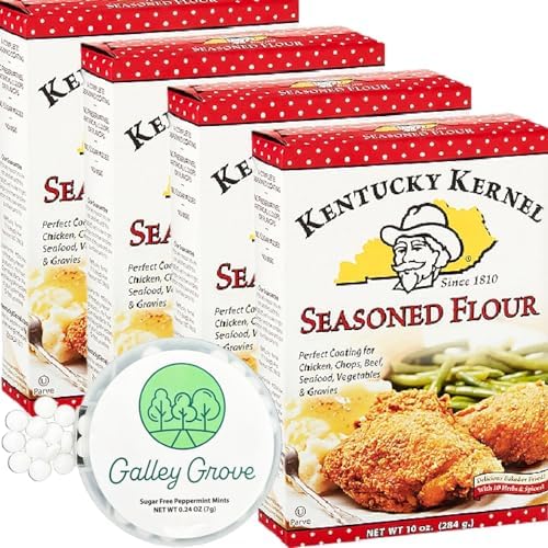 Amazon.com : Kentucky Kernel Seasoned Flour Mix Coating Bulk 10 oz (4 ...