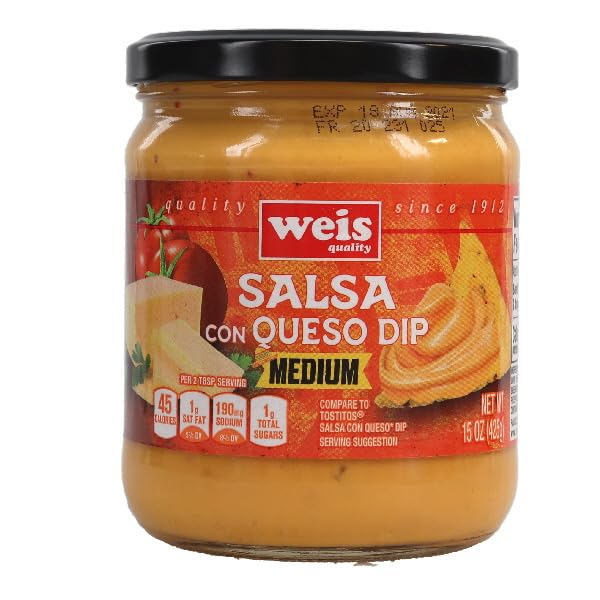 Amazon.com: Weis Quality, Salsa Dip Con Queso, 15 Ounce : Grocery ...