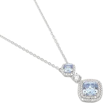 Amazon | [スワロフスキー] ネックレス アクセサリー レディース ANGELIC 5559381 ブルー シルバー [並行輸入品 ...