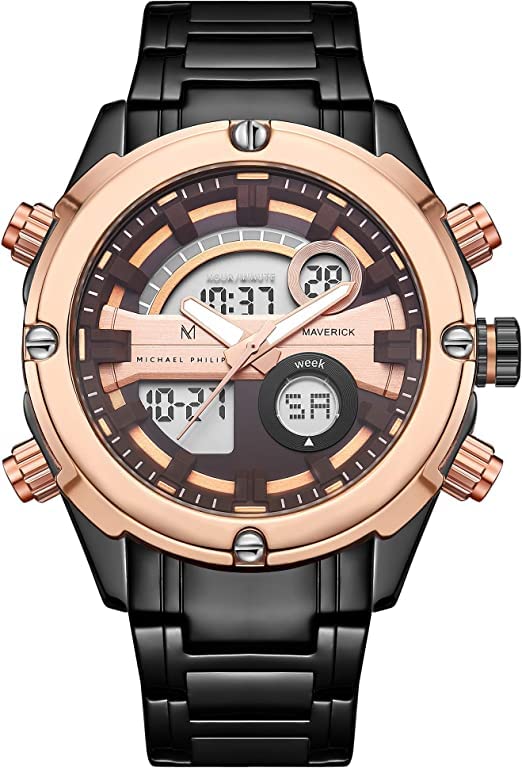 Buy Michael Philippe Watch for Men | Maverick 45mm President Steel Link ...