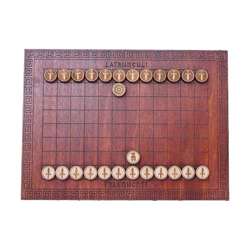 Amazon.com: Handmade Wooden Ludus Latrunculi – Ancient Roman Strategy ...