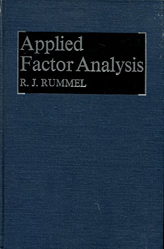 Applied factor analysis: Rummel, Rudolph J.: 9780810102545: Amazon.com ...