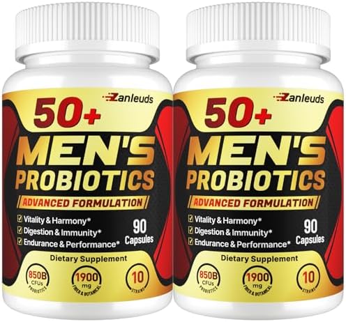 Amazon.com: Probiotics for Men, Potent 50+ Mens Probiotic, Complete Gut ...