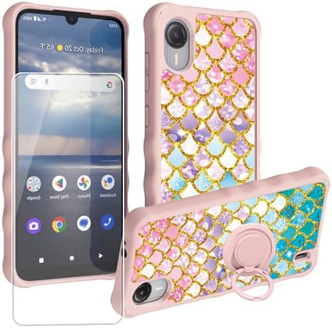 Amazon.com: Ailiber Phone Case for AT&T Calypso 4 with Screen Protector ...