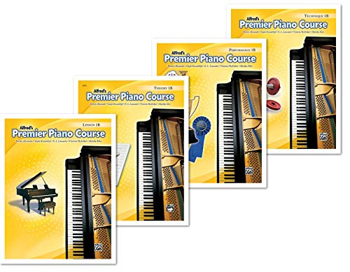 Alfred's Premier Piano Course Level 1B Books Set (4 Books) - Lesson 1B ...