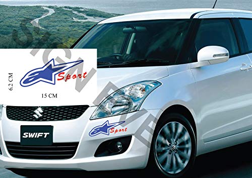 SIGN EVER Maruti Suzuki Racing Sport Car Stickers and Graphics Front ...