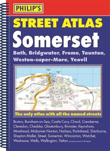 Philip's Street Atlas Somerset: Spiral Edition: Amazon.co.uk: Philip's ...