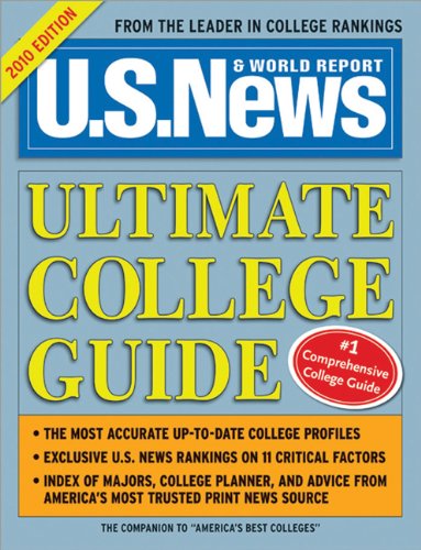 Amazon | U.s. News & World Report Ultimate College Guide 2010 | U.s ...