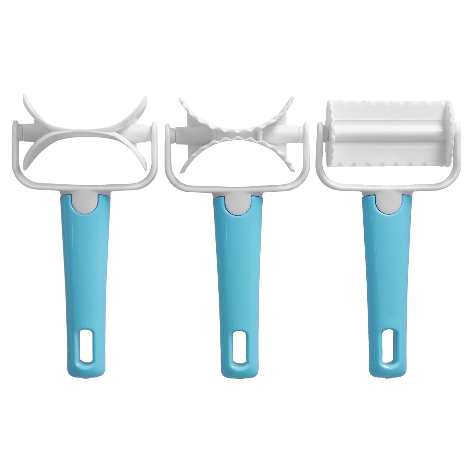 Amazon.com: 3pcs Pastry Rolling Cutter, Rolling Cookie Cutter Plastic ...