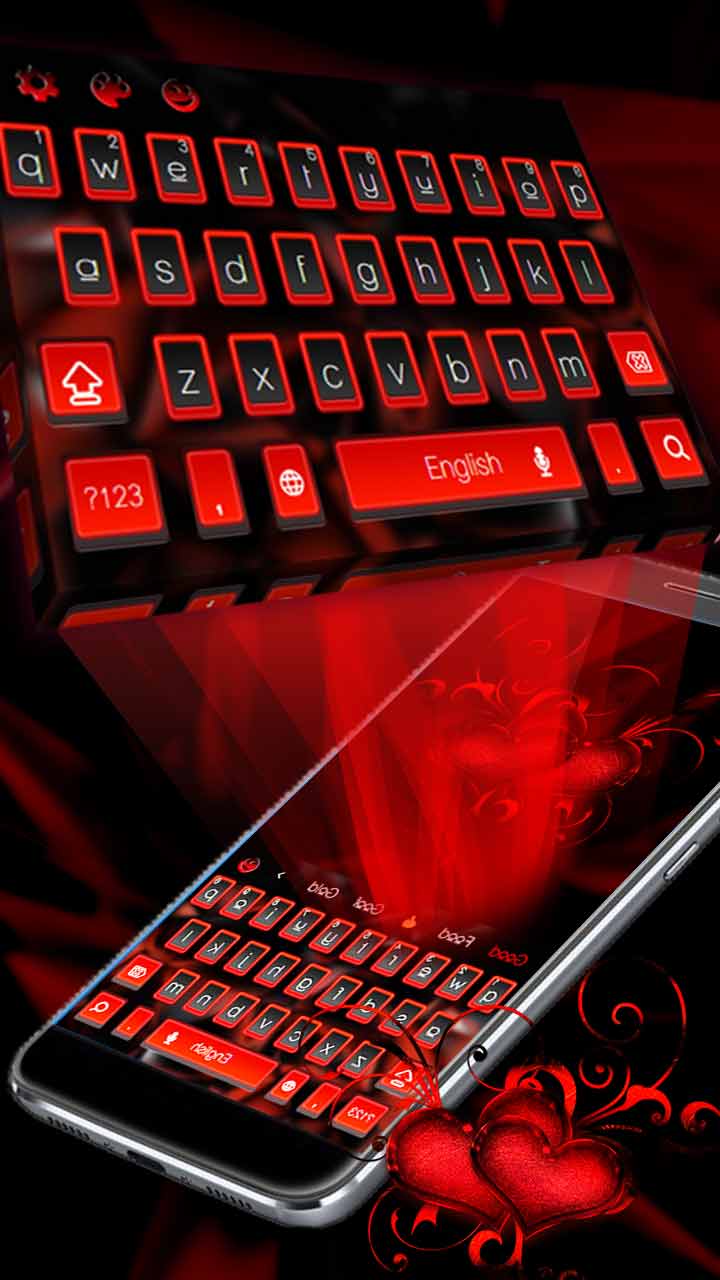 Romantic Glossy Red Keyboard - App on Amazon Appstore