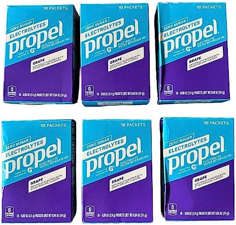 Amazon.com : Gatorade Propel Powder Sticks Berry, 10-Count (Pack of 6 ...