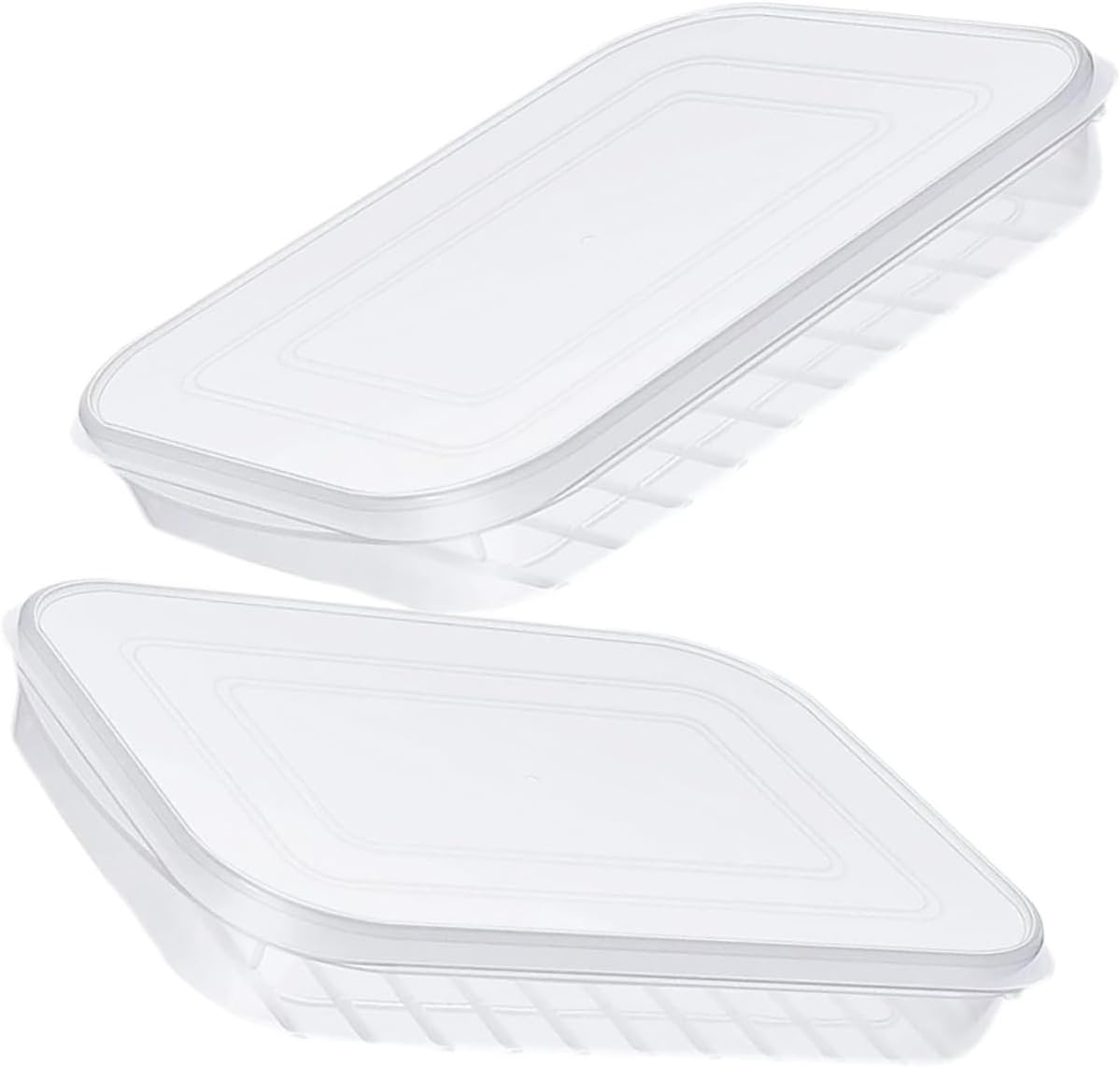 Amazon.com: BESTonZON 2pcs Box Bacon Sealed Boxes Clear Container with ...