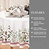 Amazon.com: Elrene Home Fashions Winter Holiday Berry Bordered ...