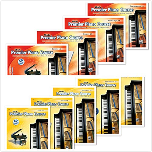 Alfred's Premier Piano Course Level 1 Books Set (8 Books) - Lesson 1A ...
