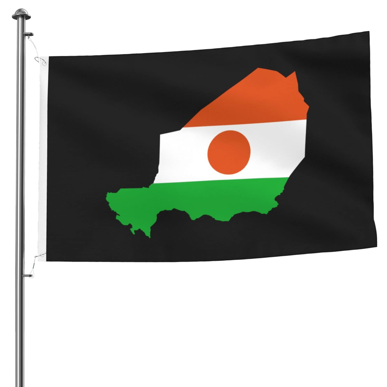 Niger Flag Map