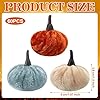 Amazon.com: Newtay 60 Pcs Mini Velvet Pumpkins for Fall Home Decor 1 1/ ...