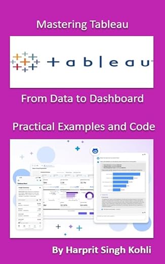 Mastering Tableau From Data to Dashboard Practical Examples & Code eBook : Kohli, Harprit Singh ...