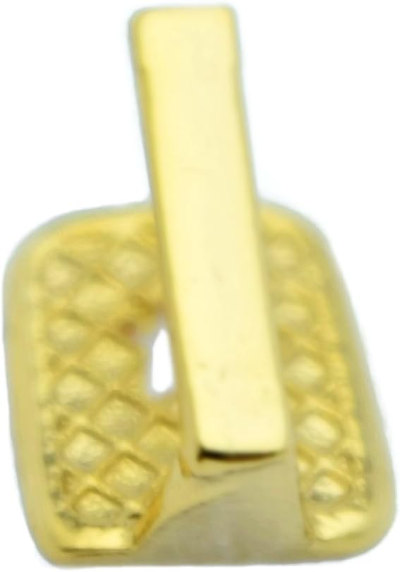 Amazon.com: Gap Grillz 14k Gold Plated Single Plain Tooth Top or Bottom ...
