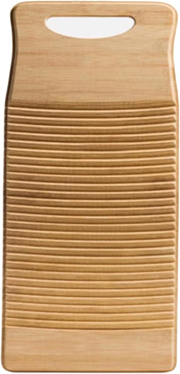 Amazon.com: Anti-Slip Wooden Washboard,Easy to Use,Laundry Cleaning ...