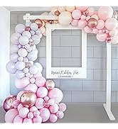 Amazon.com: Eanjia Luxury Macaron Balloon Garland Kit Double-Stuffed 5 ...