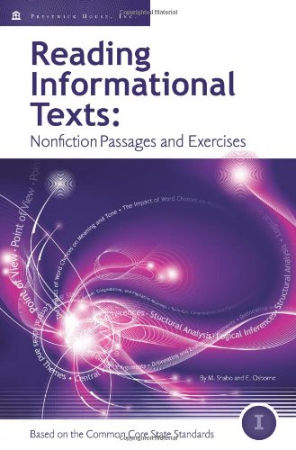 Amazon.com: Reading Informational Texts - Level 9: 9781935468455 ...