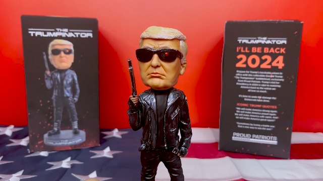 Watch Trumpinator Bobblehead ﹙I＇ll Be Back in 2024﹚ on Amazon Live