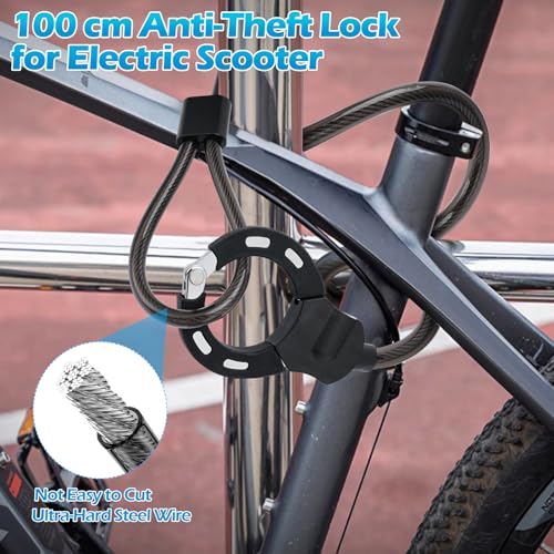 Kairey Electric Scooter Lock,Heavy Duty Anti-Theft Handcuff Lock,E Bike ...