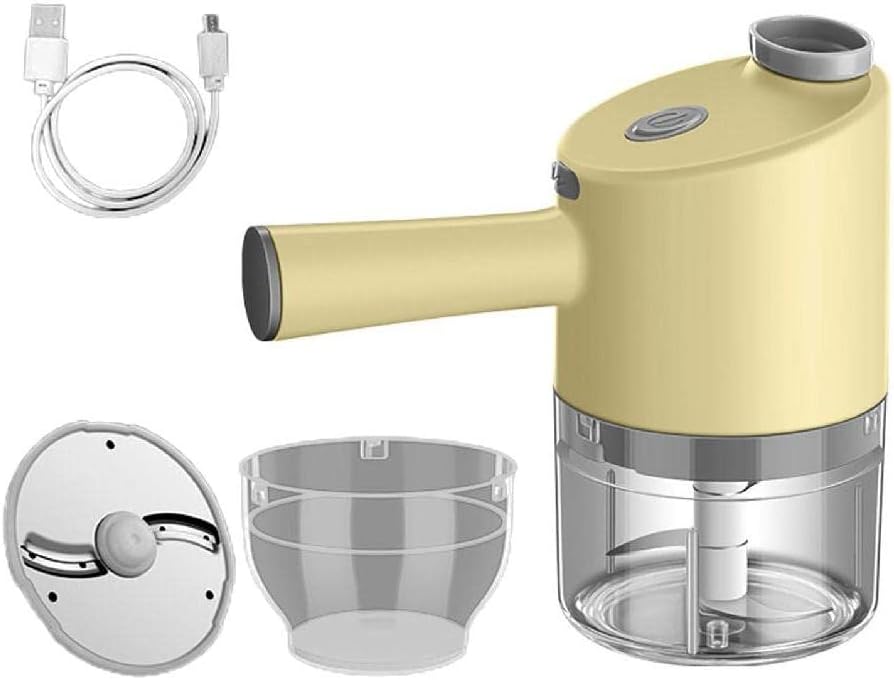 Amazon.com: Portable Food Processor Garlic Chopper Vegetable Cutters ...