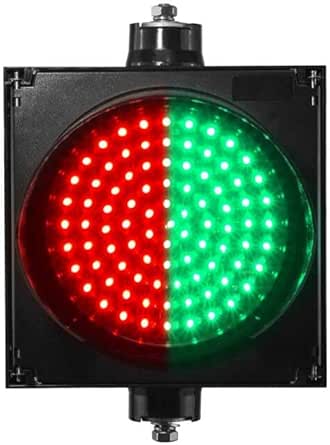 Amazon.com: BBMi 8-Inch Red & Green 2-in-1 Traffic Signal, LED Stop ...