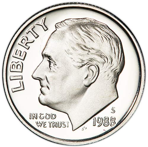 1988 S Proof Roosevelt Dime Choice Uncirculated US Mint at Amazon's ...