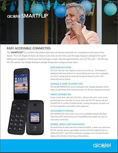 Reviews for Alcatel SMARTFLIP 4052R | 4G LTE | 4GB Flip-Phone ...