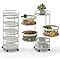 Amazon.com: Rotating Kitchen Storage Rack No Assembly, 4-Tier Round ...