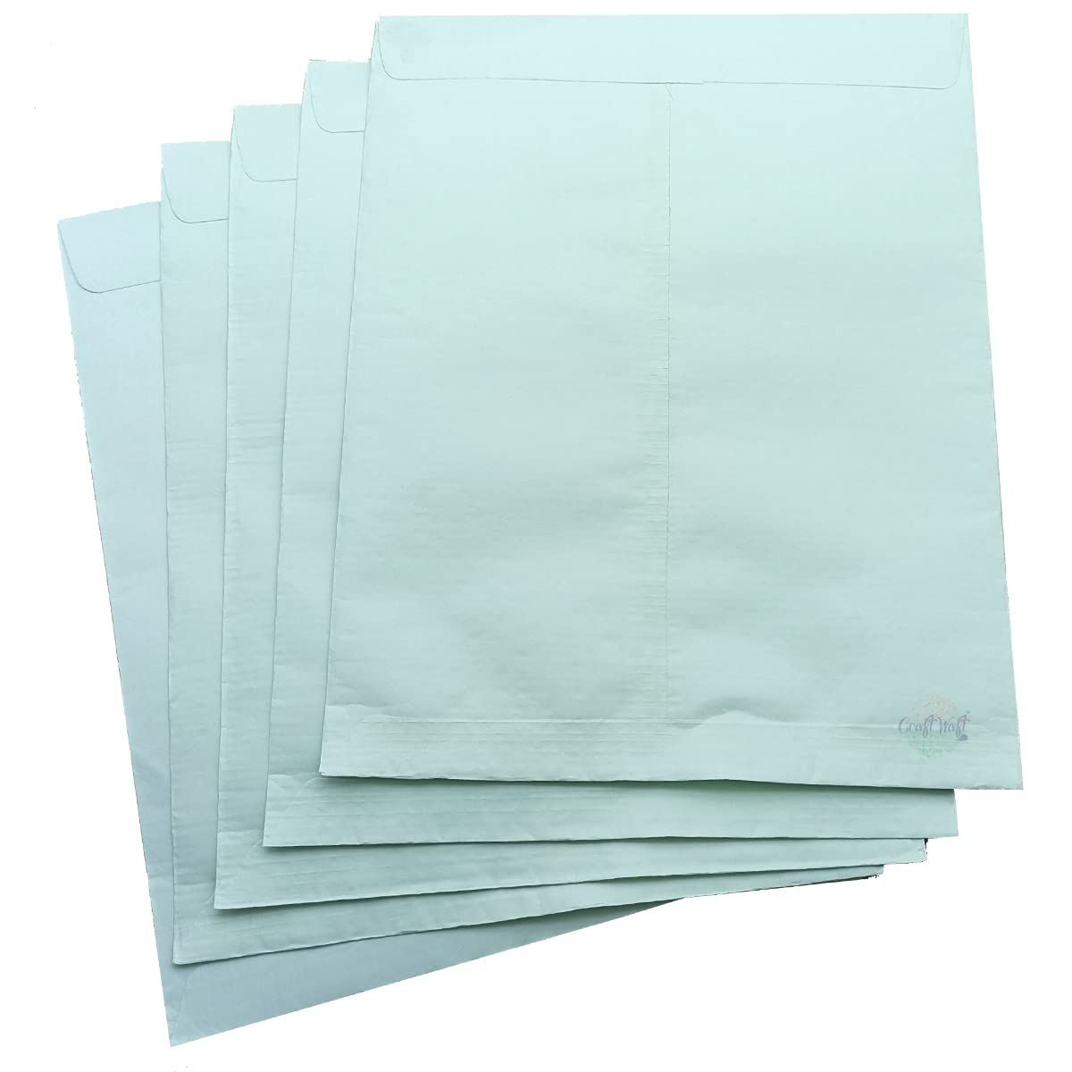 CRAFTWAFT Cloth Lining Secure Envelopes, Green Envelope For Office ...