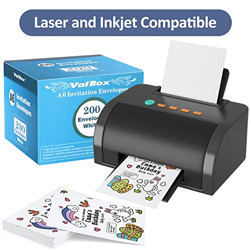 Snapklik.com : ValBox A6 Envelopes Self Seal 6.5 X 4.75 White Kraft ...
