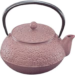 Amazon｜岩鋳 Iwachu 急須 5型桜 チョコ 0.65L 内面ホーロー 南部鉄器 12006｜急須 オンライン通販