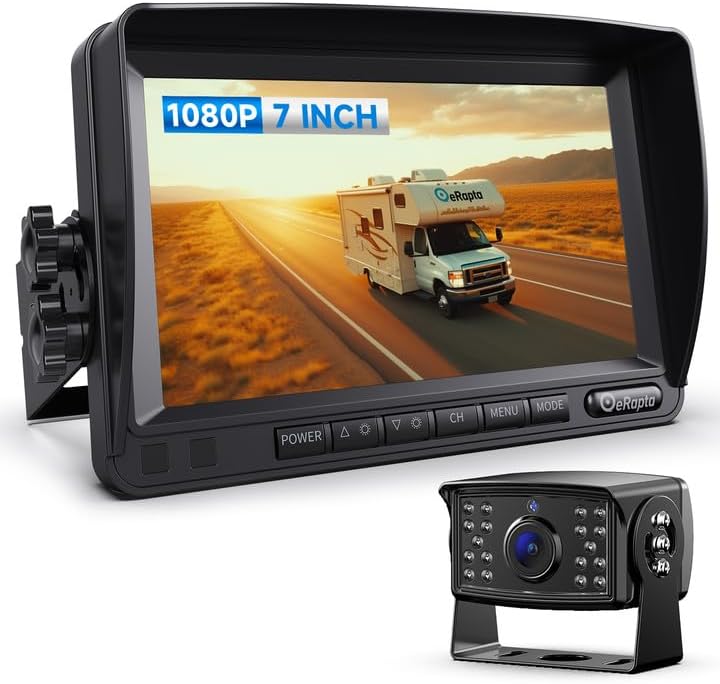 Amazon.com: Yakry RV Backup Camera Plug and Play - No Delays 7 Inch HD ...