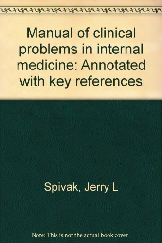 Amazon.co.jp: Manual of clinical problems in internal medicine ...