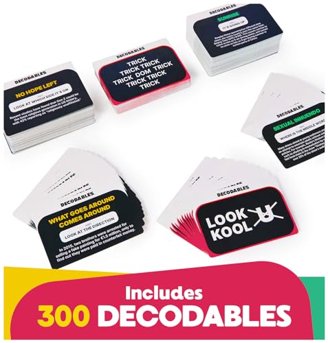 Snapklik.com : Spin Master Games Decodables A Hysterical Adult Party Game