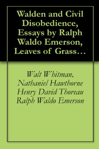 Amazon.com: Walden and Civil Disobedience, Essays by Ralph Waldo ...